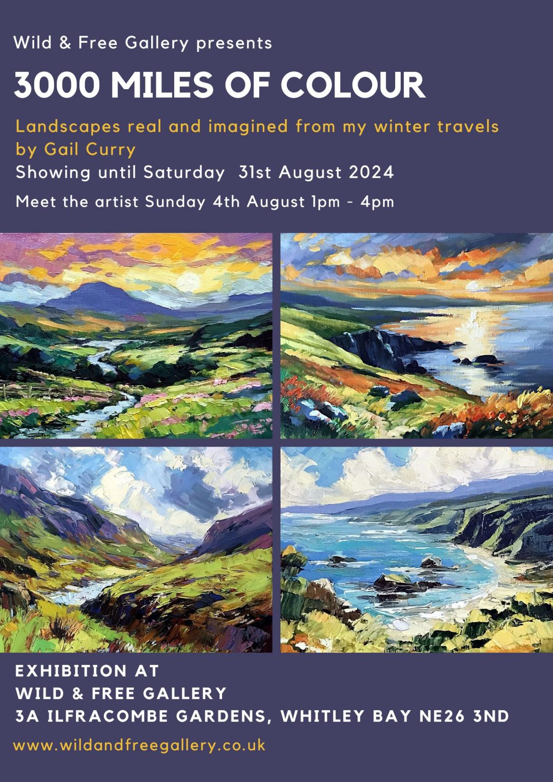 3000 Miles of Colour – Gail Curry Artist
